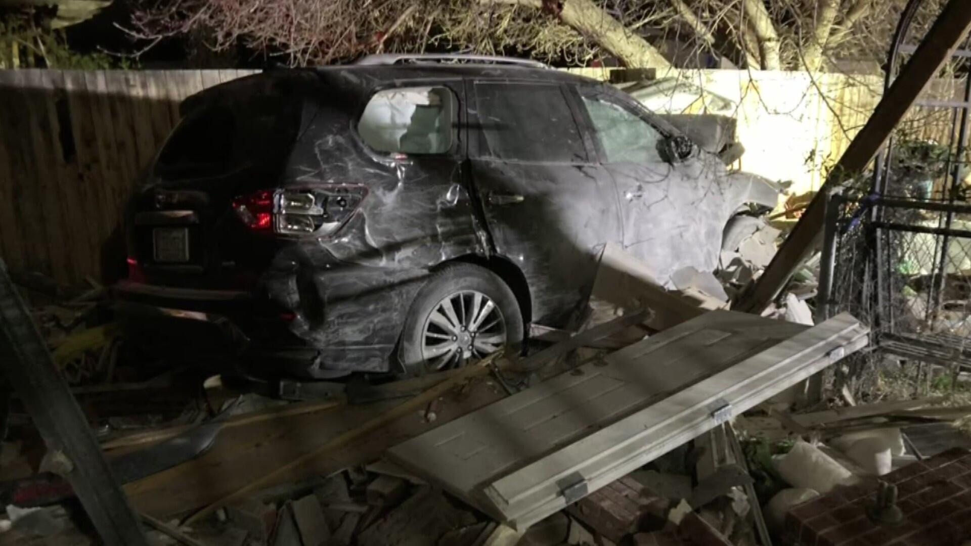 Family, neighbors plead for traffic calming measures after car crashes into home northwest of ...