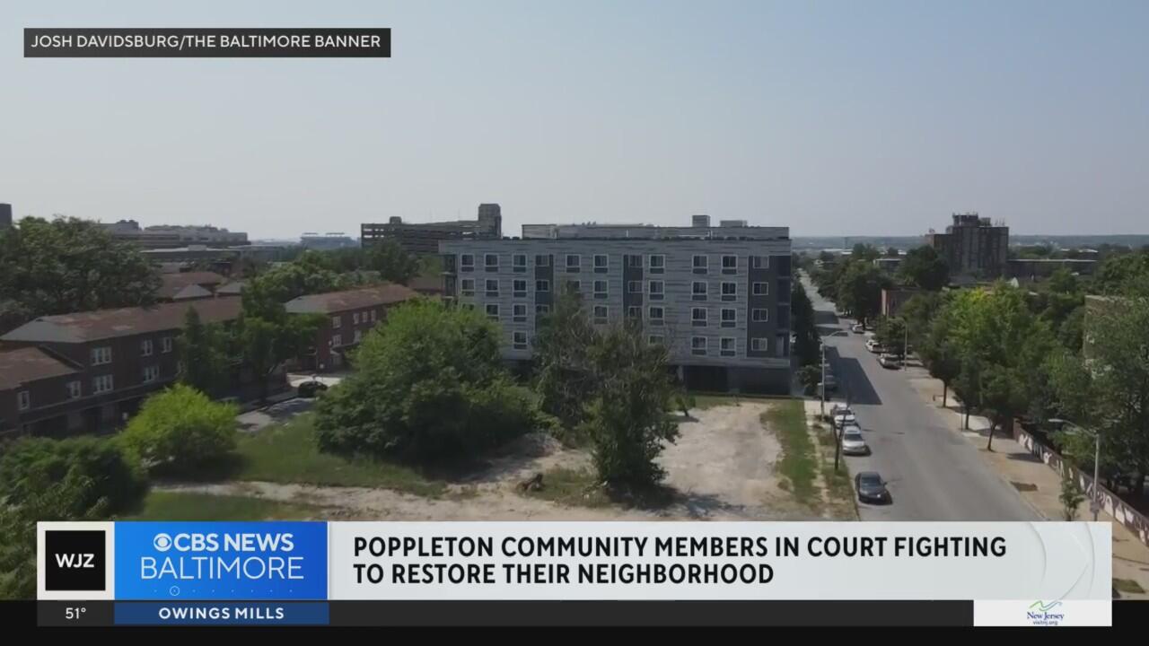 Baltimore residents in court fighting to restore their Poppleton ...