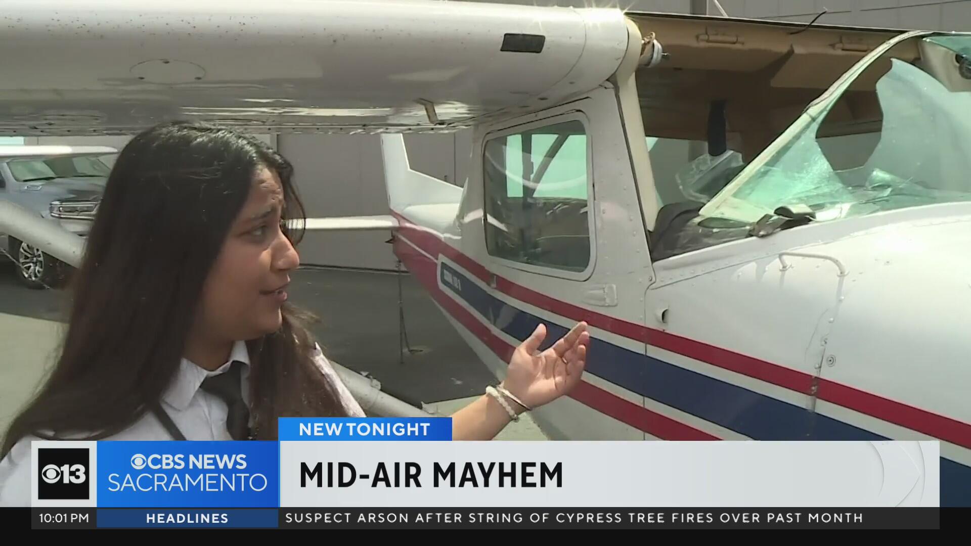 Sacramento flight students praised for calm reaction after bird strike ...