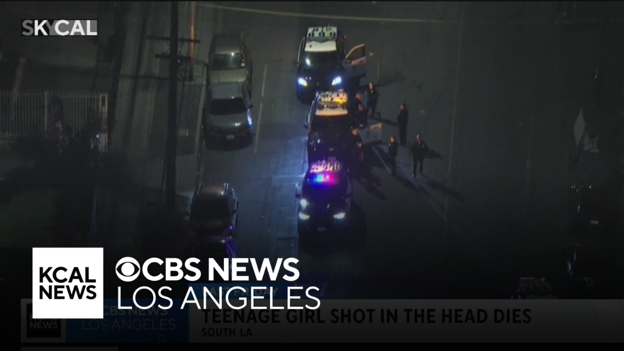 14-year-old girl dies after shooting in South LA - CBS Los Angeles