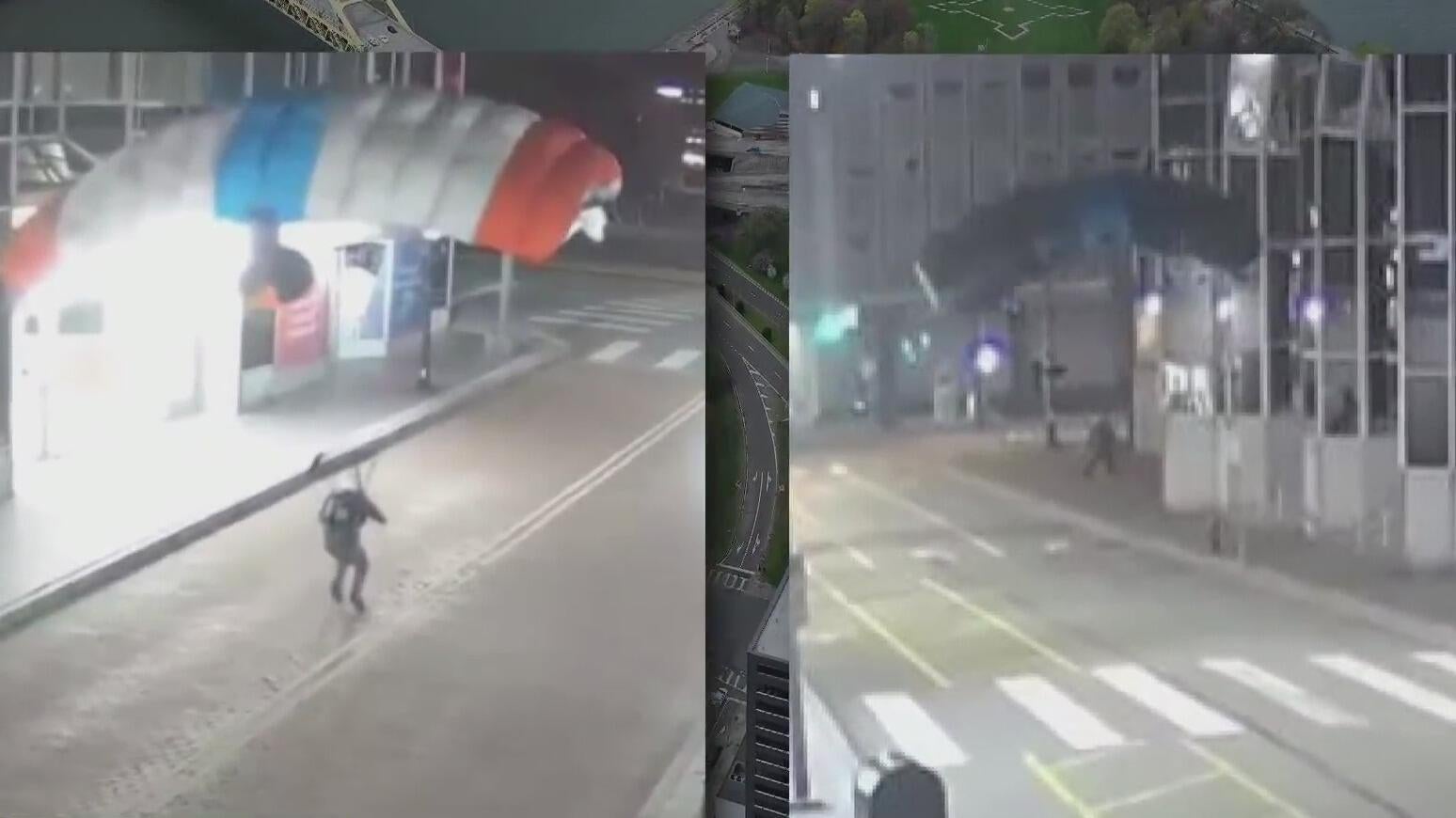 2 men BASE jumping off Downtown Pittsburgh skyscraper caught on camera ...