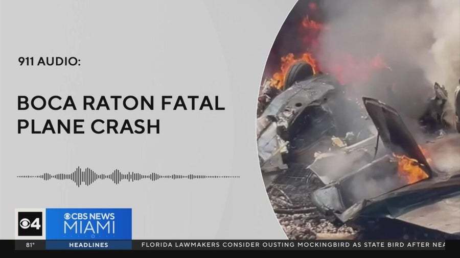 911 calls from deadly Boca Raton plane crash released: "Oh my God, we ...