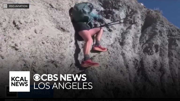 Hiker rescued after slipping down cliffside of Pacific Crest Trail in ...