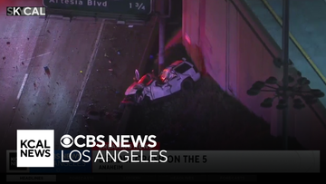 1 dead, 4 hospitalized after violent multi-car crash on 5 Freeway in Anaheim - CBS Los Angeles