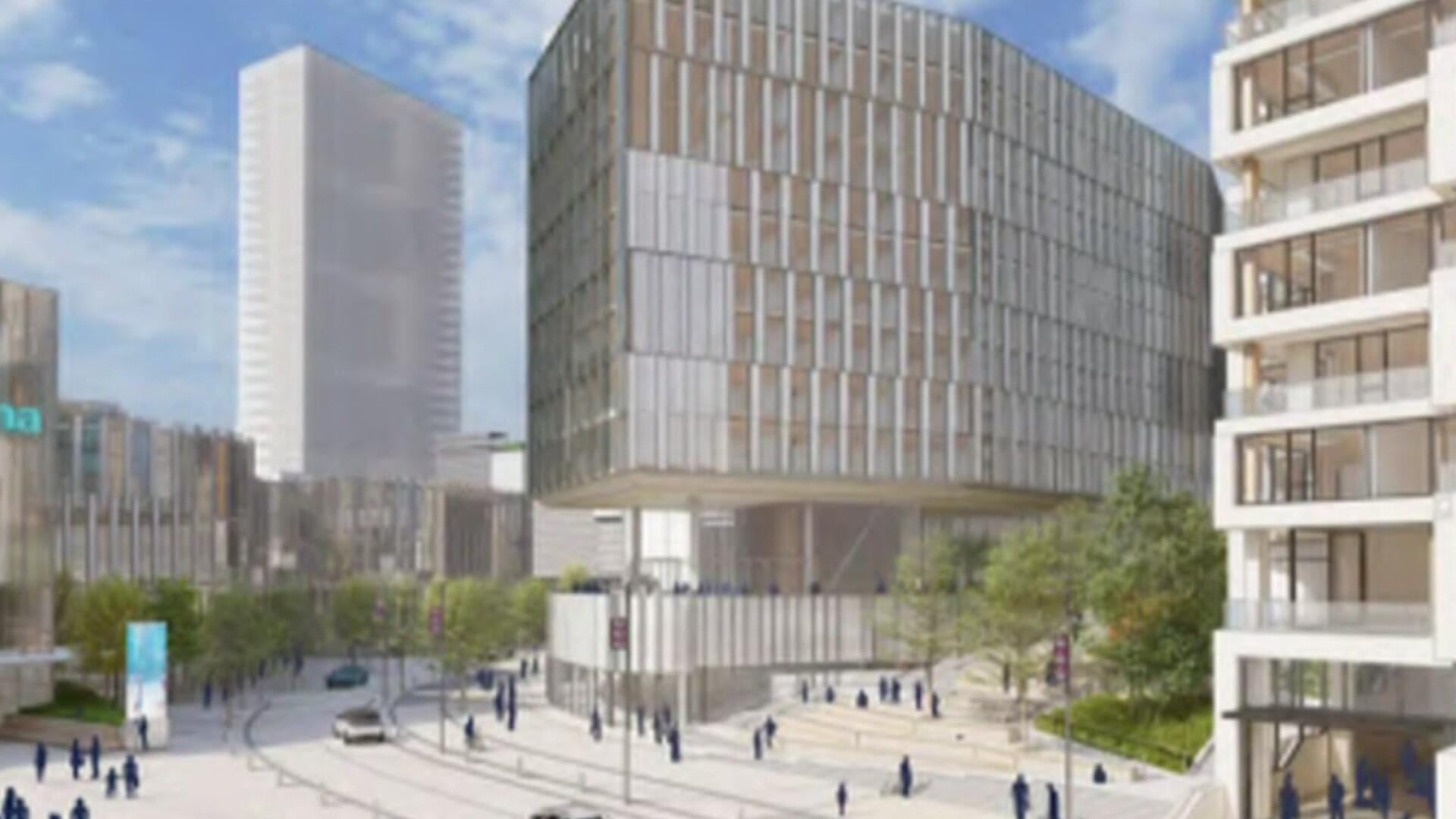 First official plans for renovation of the area around Ball Arena in ...