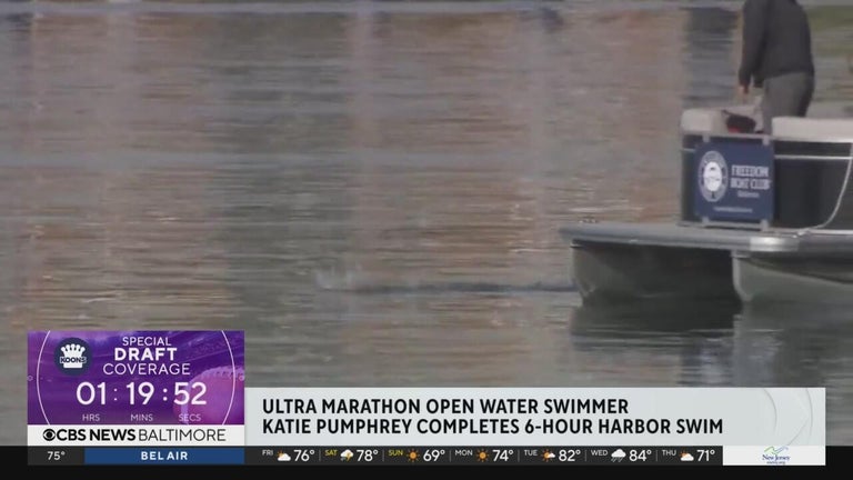 Baltimore ultra-marathon swimmer Katie Pumphrey completes six-hour swim ...