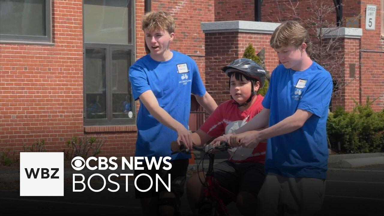 Children with autism learn how to ride bikes at special Massachusetts ...