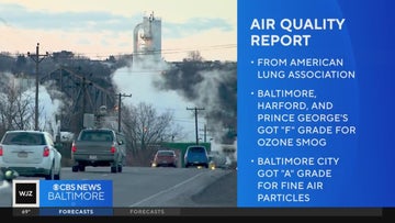 Baltimore County gets "F" grade for ozone smog, according to pollution ...