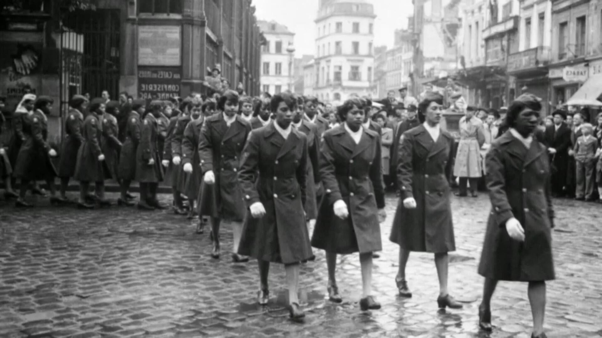 The Six Triple Eight, an all-Black female WWII unit, receives ...