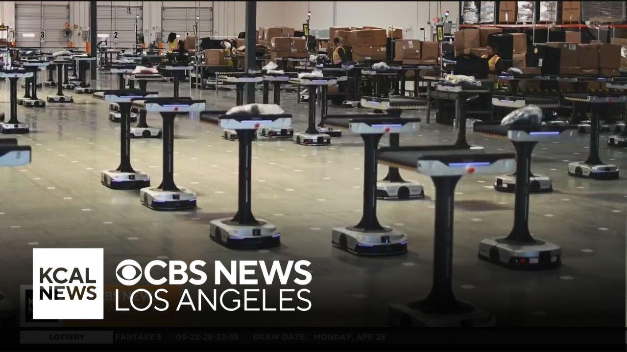 Robots help a Santa Clarita company with retail return costs - CBS Los ...