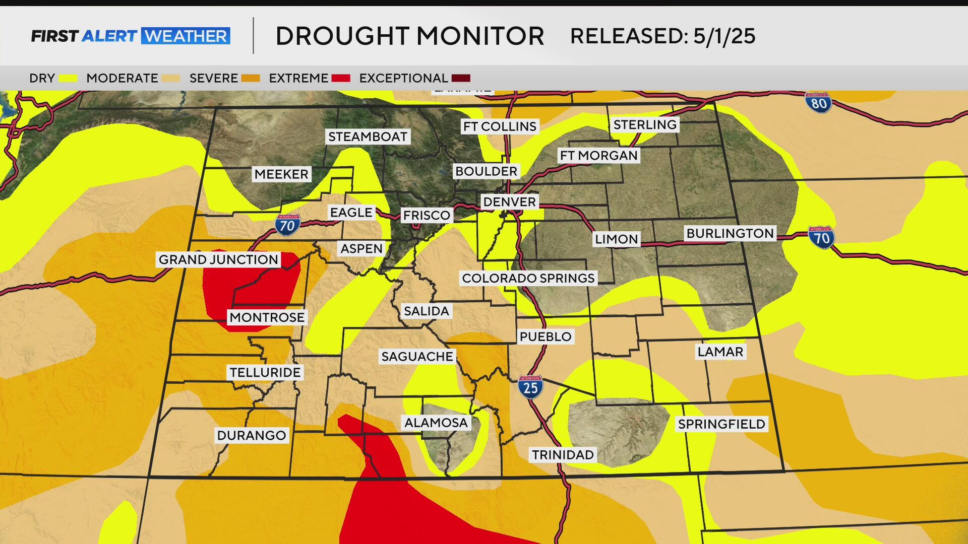 Colorado enters May with expanding drought conditions, Denver Water ...