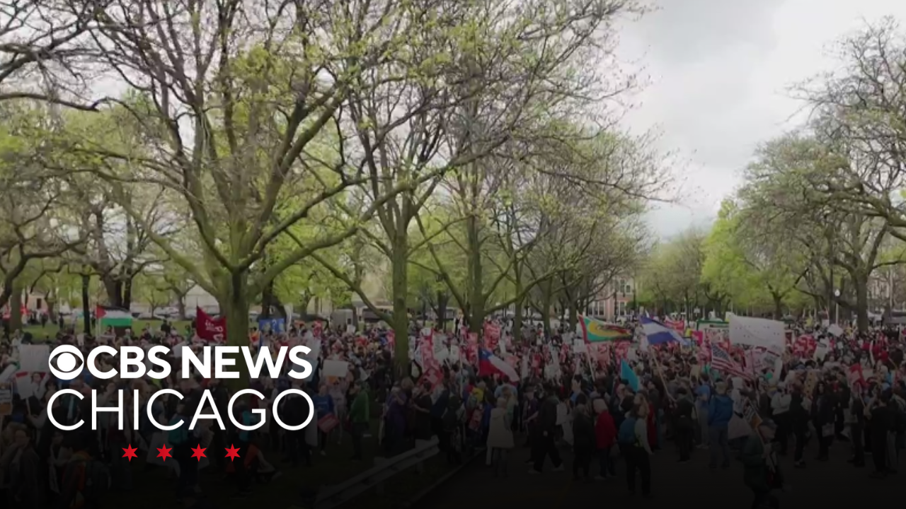 May Day protests in Chicago, Evanston against President Trump's ...