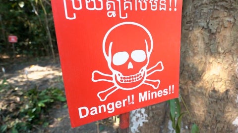 Cambodia still contending with the deadly threat of landmines, a ...