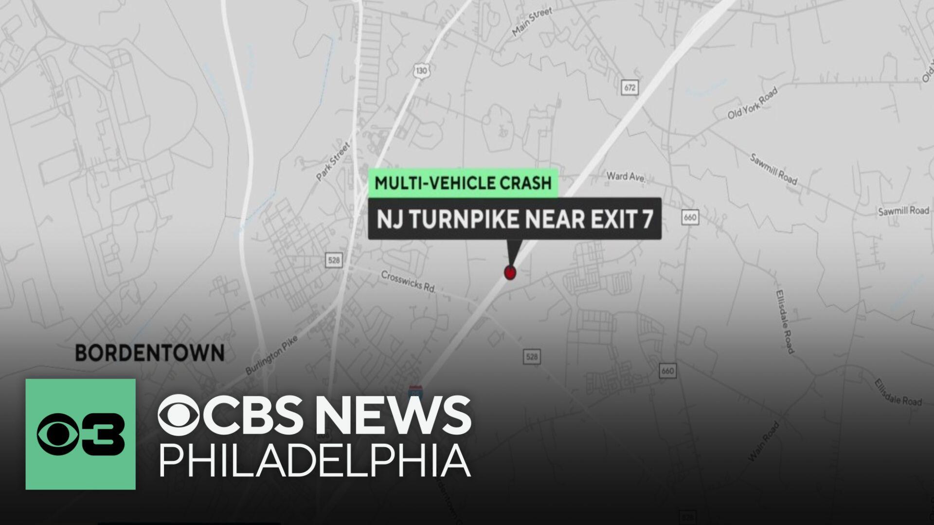 39 people injured after crash on New Jersey Turnpike in Burlington ...