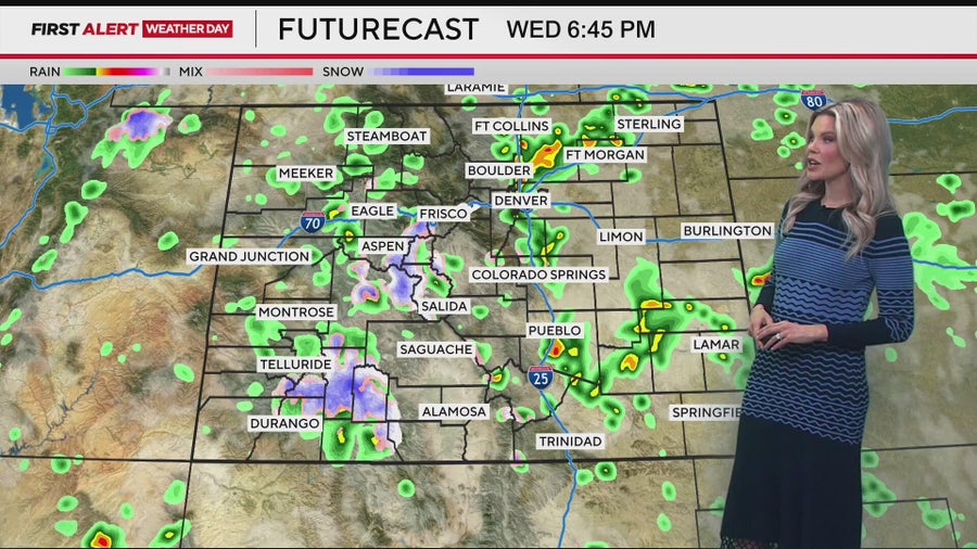 Slow-moving storm brings heavy rain and snow to Colorado on this First ...