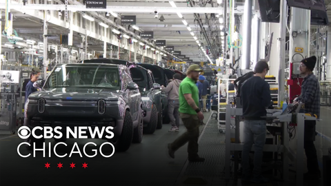 Rivian building supplier park near Normal, Illinois plant - CBS Chicago