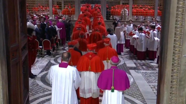 2025 papal conclave begins at Vatican, with black smoke indicating no ...