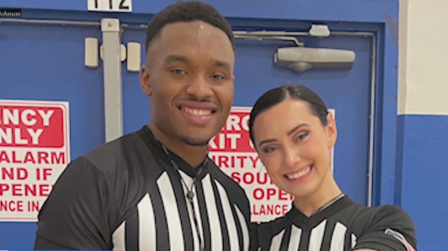 Love and Refereeing: Couple's viral proposal in Lewisville gym captures ...