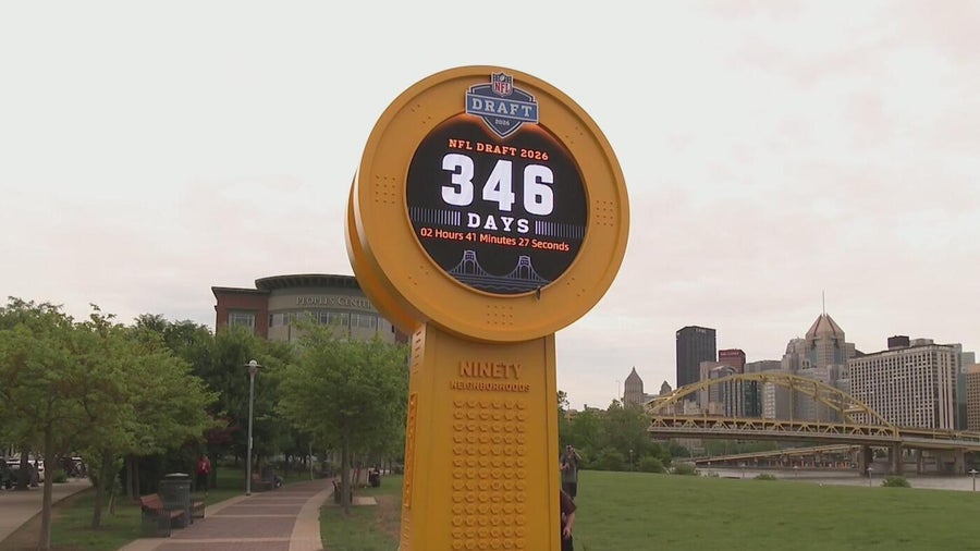 Pittsburgh unveils official 2026 NFL Draft countdown clock - CBS Pittsburgh