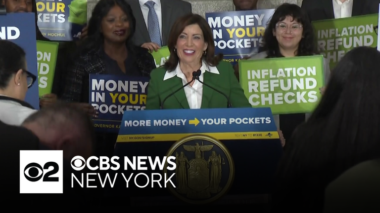 New York to send out inflation refund checks this fall, Hochul says ...