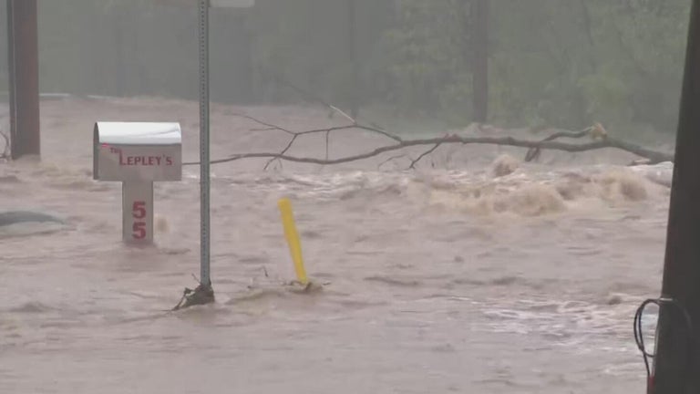"Severe flooding" leaves Pennsylvania borough underwater after heavy ...