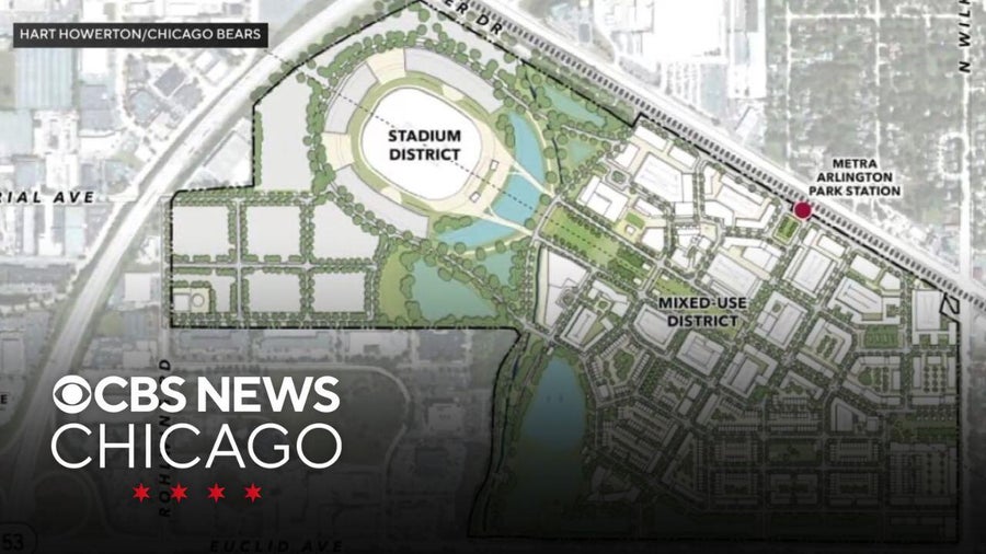 Chicago Bears pivot new stadium plans back to Arlington Heights - CBS ...