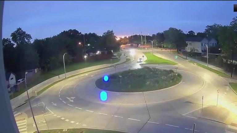 Two crashes in three months prompt temporary fix at Dallas roundabout ...