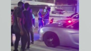 Video shows former NFL player Antonio Brown being briefly detained after incident in Miami - CBS ...