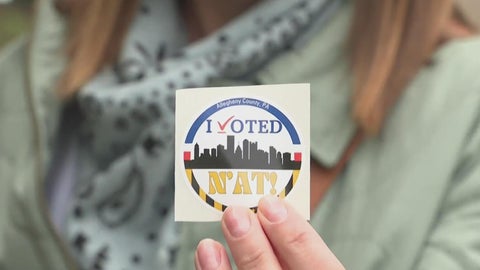 Local high schooler designs Allegheny County's "I voted n'at" sticker ...