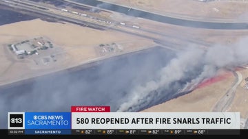 Midway Fire between Livermore, Tracy shuts down I-580 south of Altamont ...