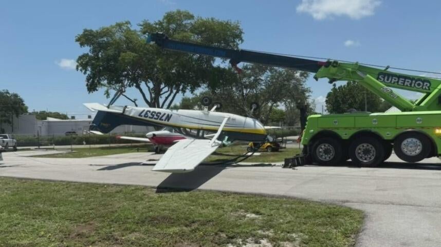 Storm-toppled plane crushes worker during towing attempt at Fort ...