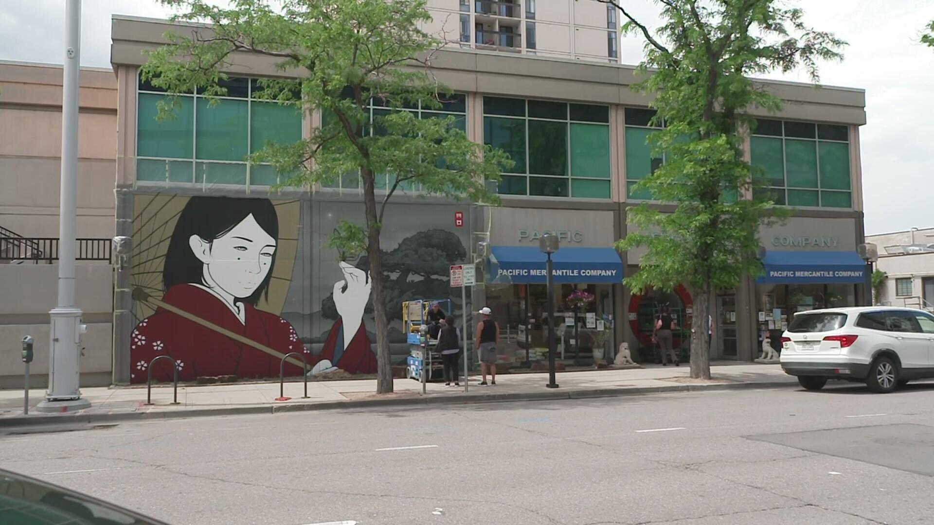 Denver artist unveils mural honoring Japanese American roots at Sakura ...