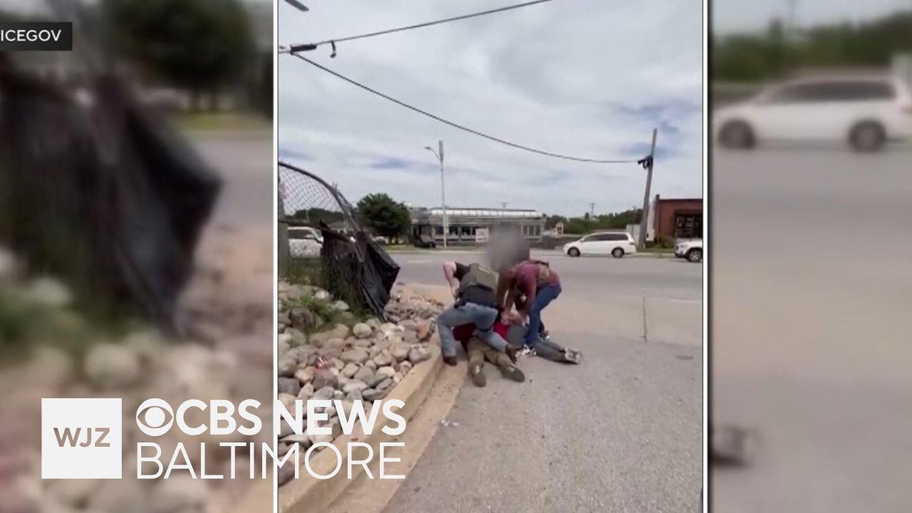 ICE shares video of immigration arrests in Baltimore - CBS Baltimore