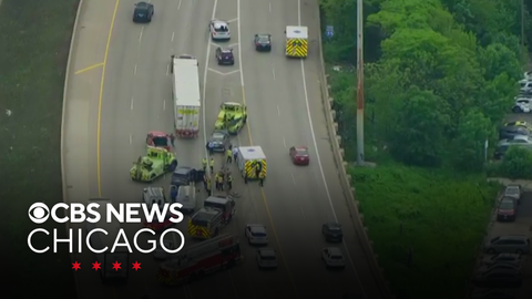 Multi-vehicle crash snags outbound Stevenson Expressway at Halsted Street - CBS Chicago