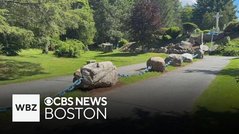 Record-setting rosary of boulders and chains in Massachusetts is so big ...
