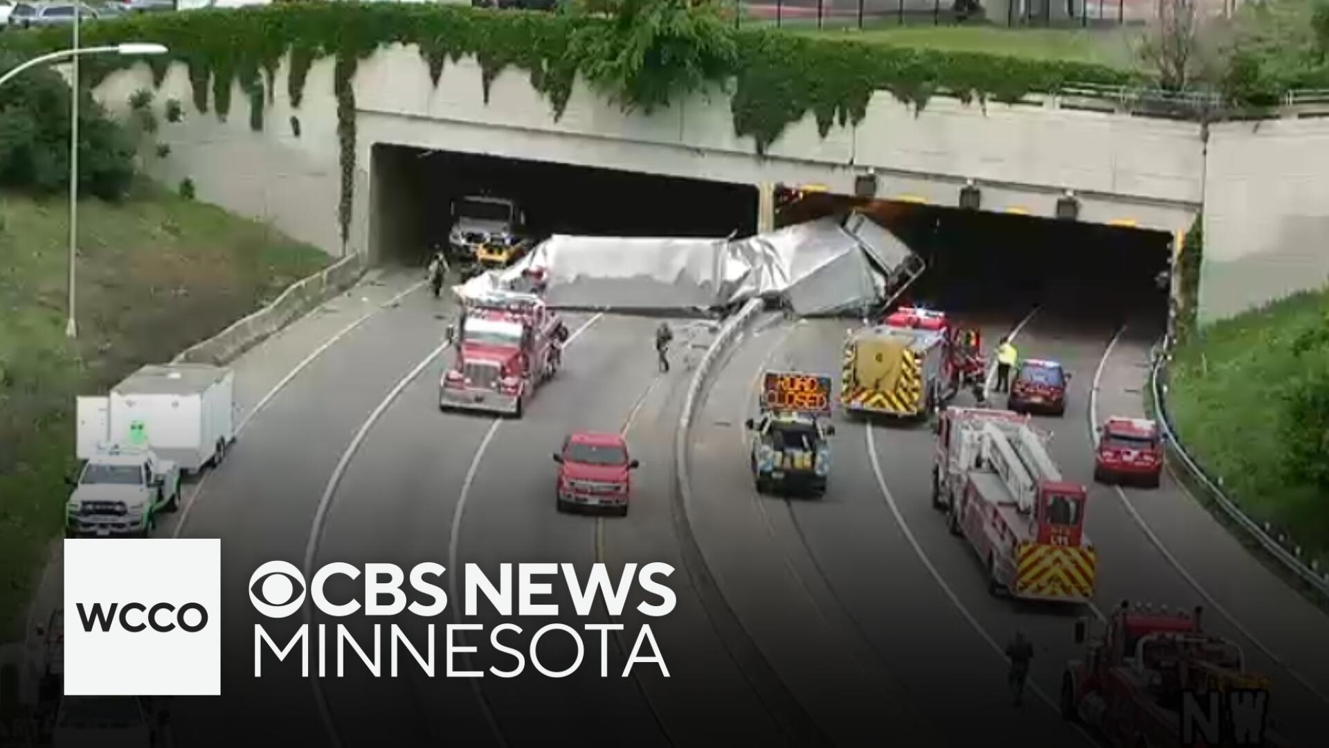 Video shows semi crashing into Lowry Hill Tunnel near downtown ...