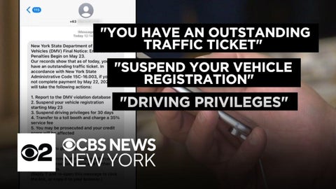 New York DMV warns of "scam" text giving final notice for unpaid ...
