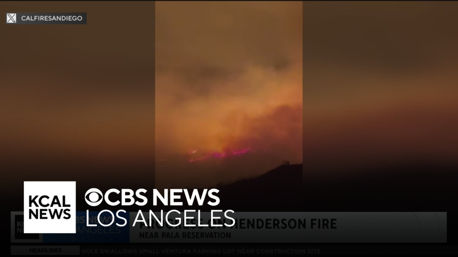 Henderson Fire burns over 250 acres near Riverside, San Diego county ...