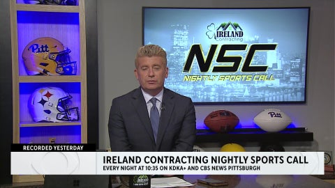 T.J. and Megan McConnell sport each other's jerseys before Game 1 of ...