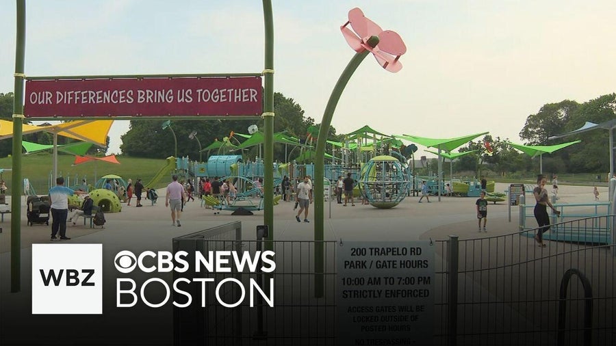 New Massachusetts playground is so popular city sets up parking ...