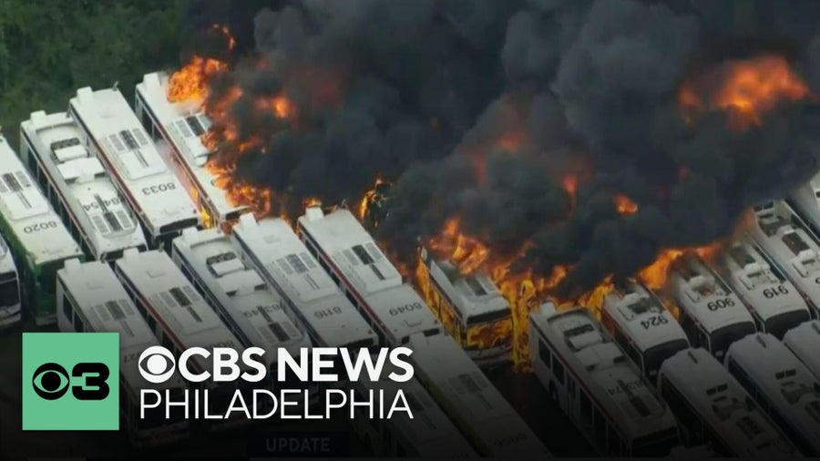 Electric fire caused 40 SEPTA buses to catch fire at bus yard in ...