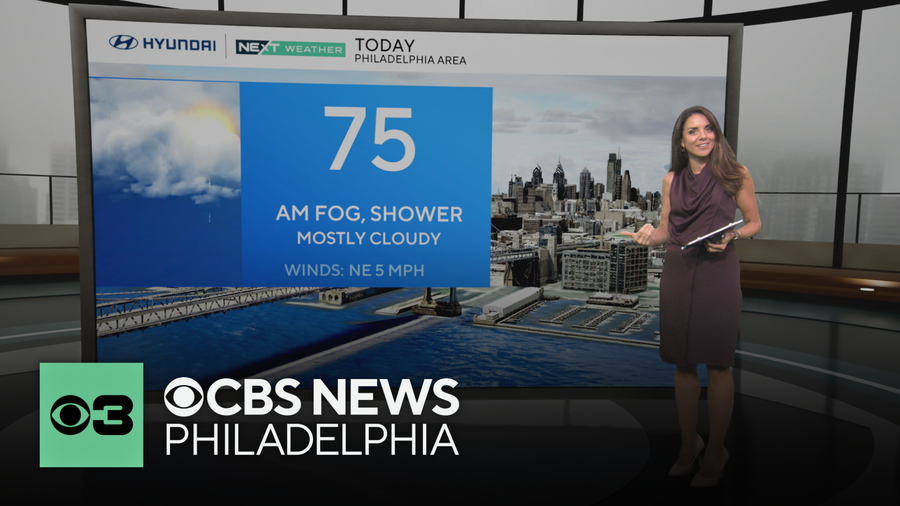 Cloudy and cooler-than-average weather in Philadelphia Monday, more ...