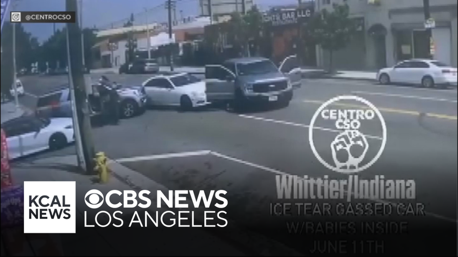 Homeland Security agents crash into and arrest driver in Los Angeles ...