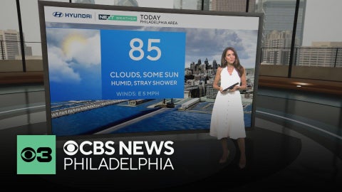 Friday in Philadelphia region will be a bit cooler with a chance of ...