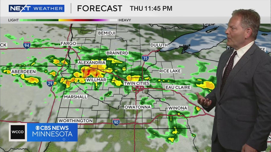 Minnesota to see waves of rain, storms through Friday - CBS Minnesota