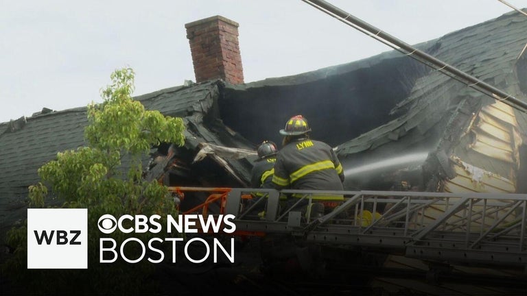 Two-alarm house fire in Lynn leaves one person injured - CBS Boston