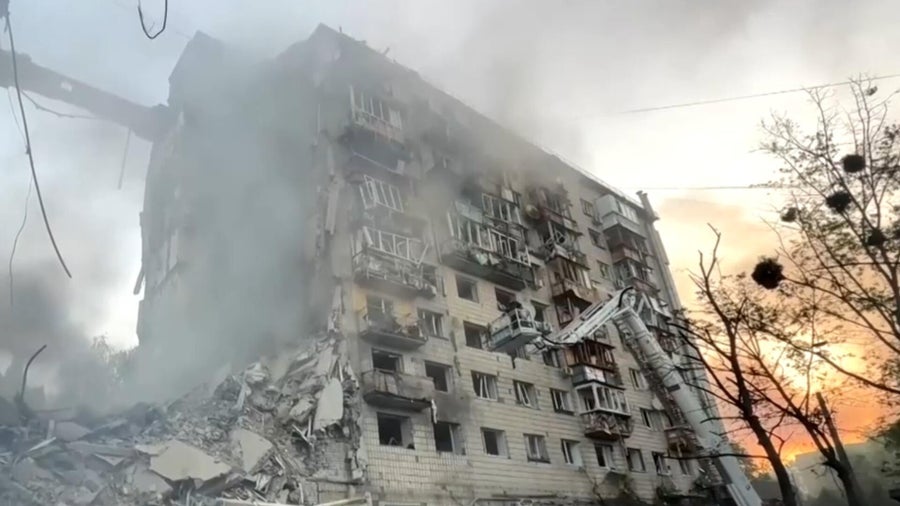 Russian drone, missile attack on Ukraine kills 15, including an ...