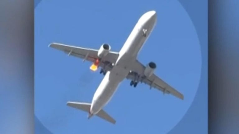American Airlines flight returns to Las Vegas airport after flames ...