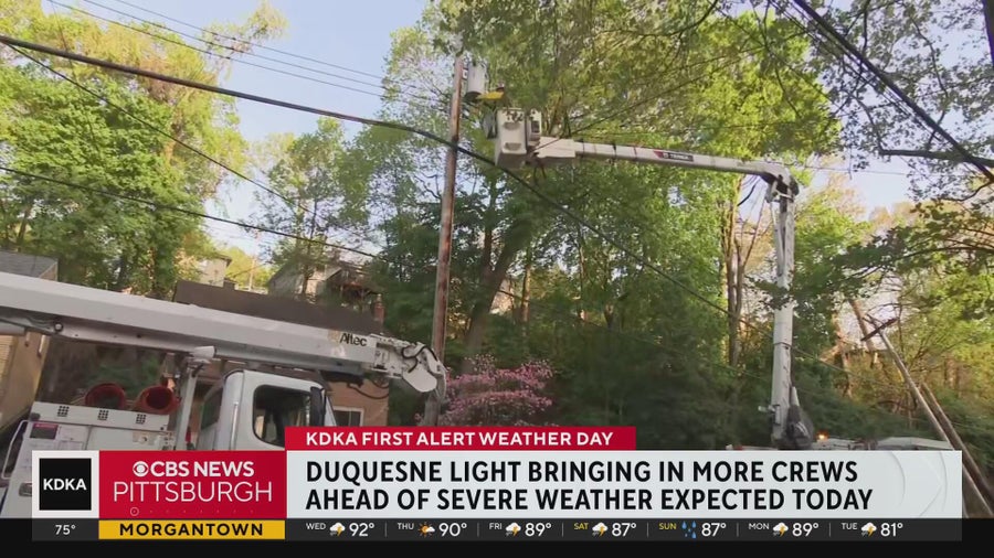 Duquesne Light says Wednesday's severe weather, extreme heat could lead ...