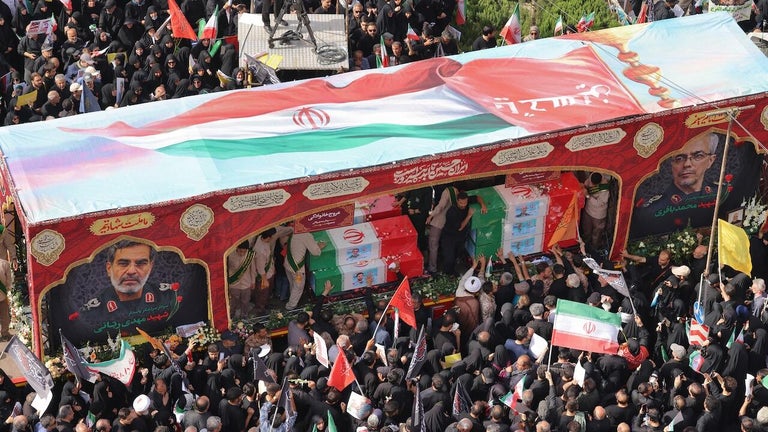 Iran holds first state funerals for military leaders, nuclear ...